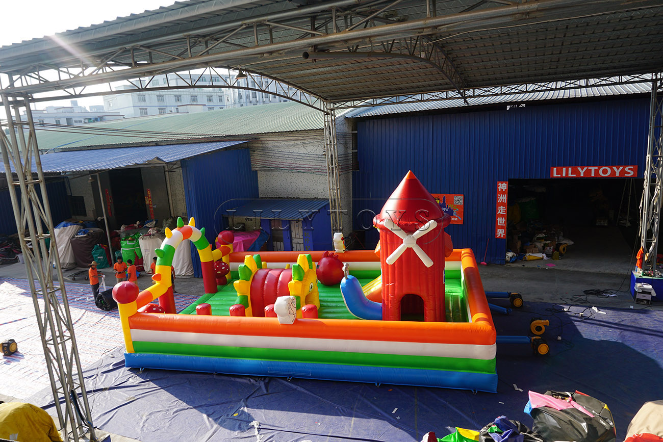 Angry Birds theme park commercial inflatables pvc customized for kids